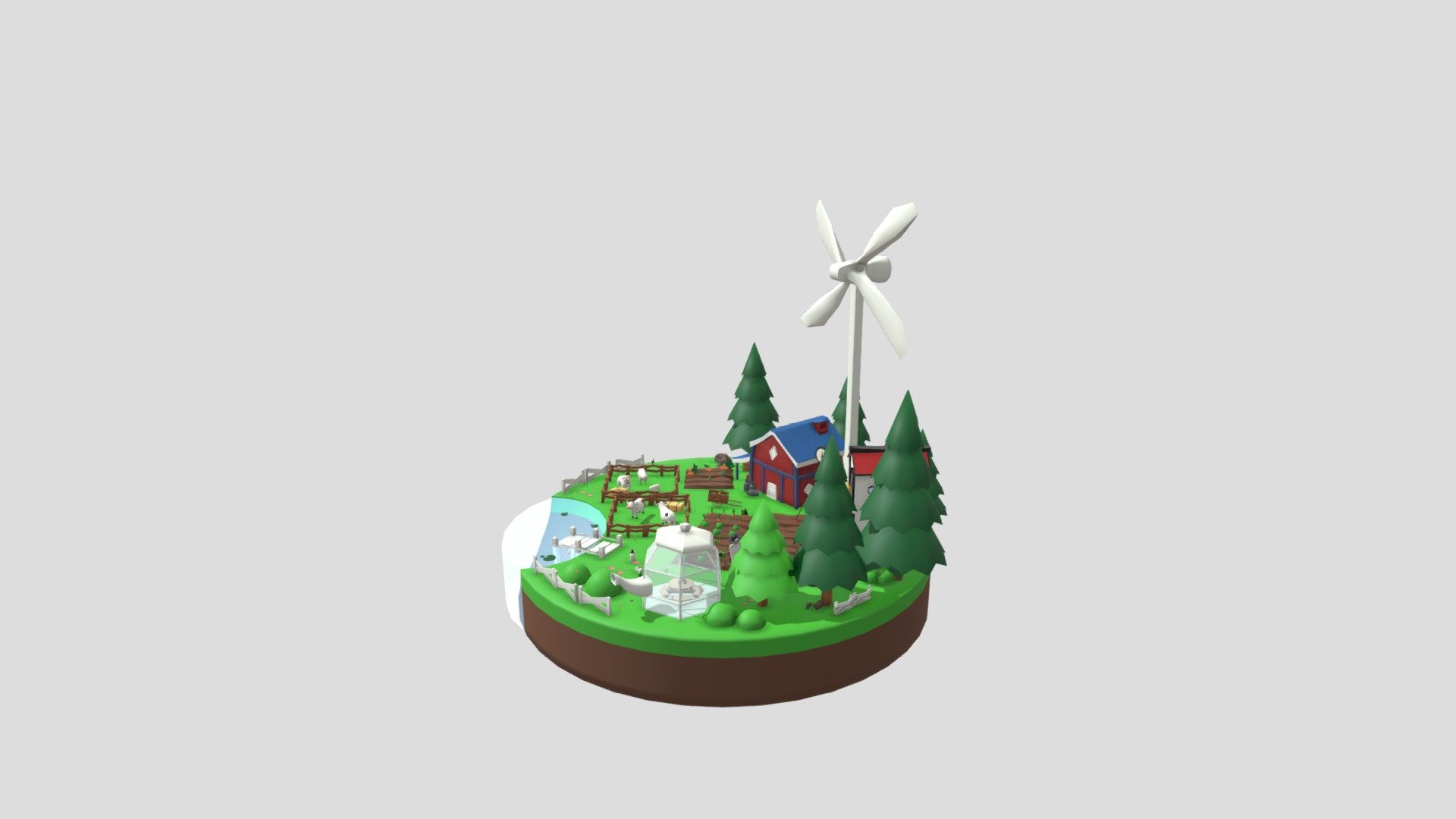 Wonderland Farm - 3D model by pima2301 [82b446d] - Sketchfab