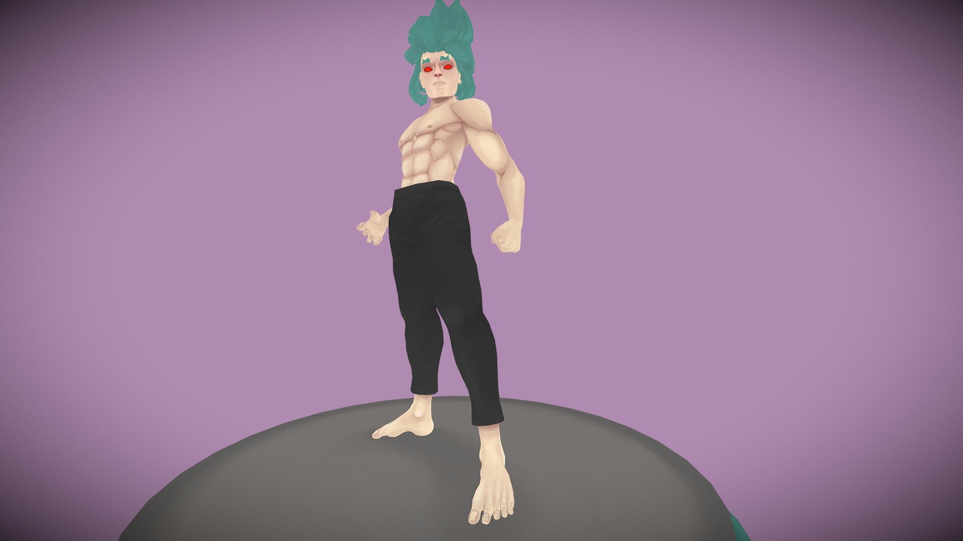 Muscular man - 3D model by Joote [82b4b5a] - Sketchfab
