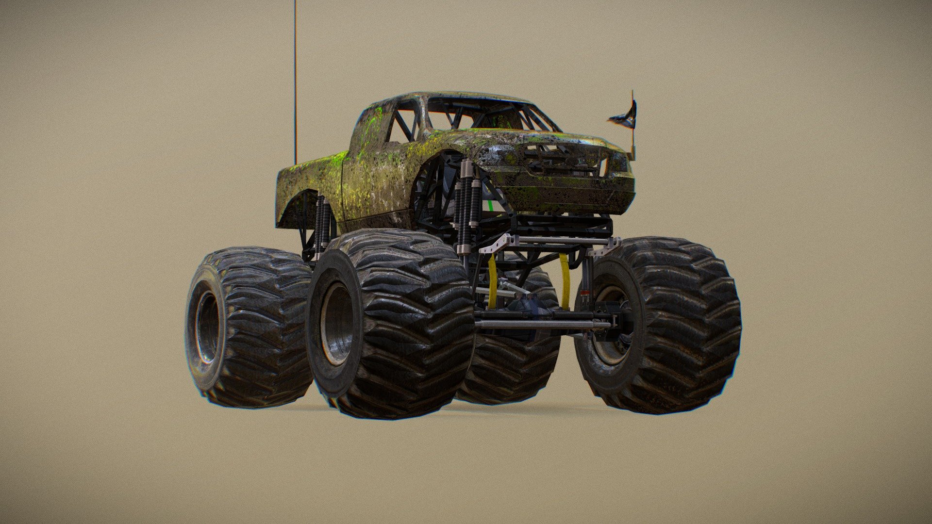 drunk Monster Truck - Download Free 3D model by aleksandr.yatsenco ...