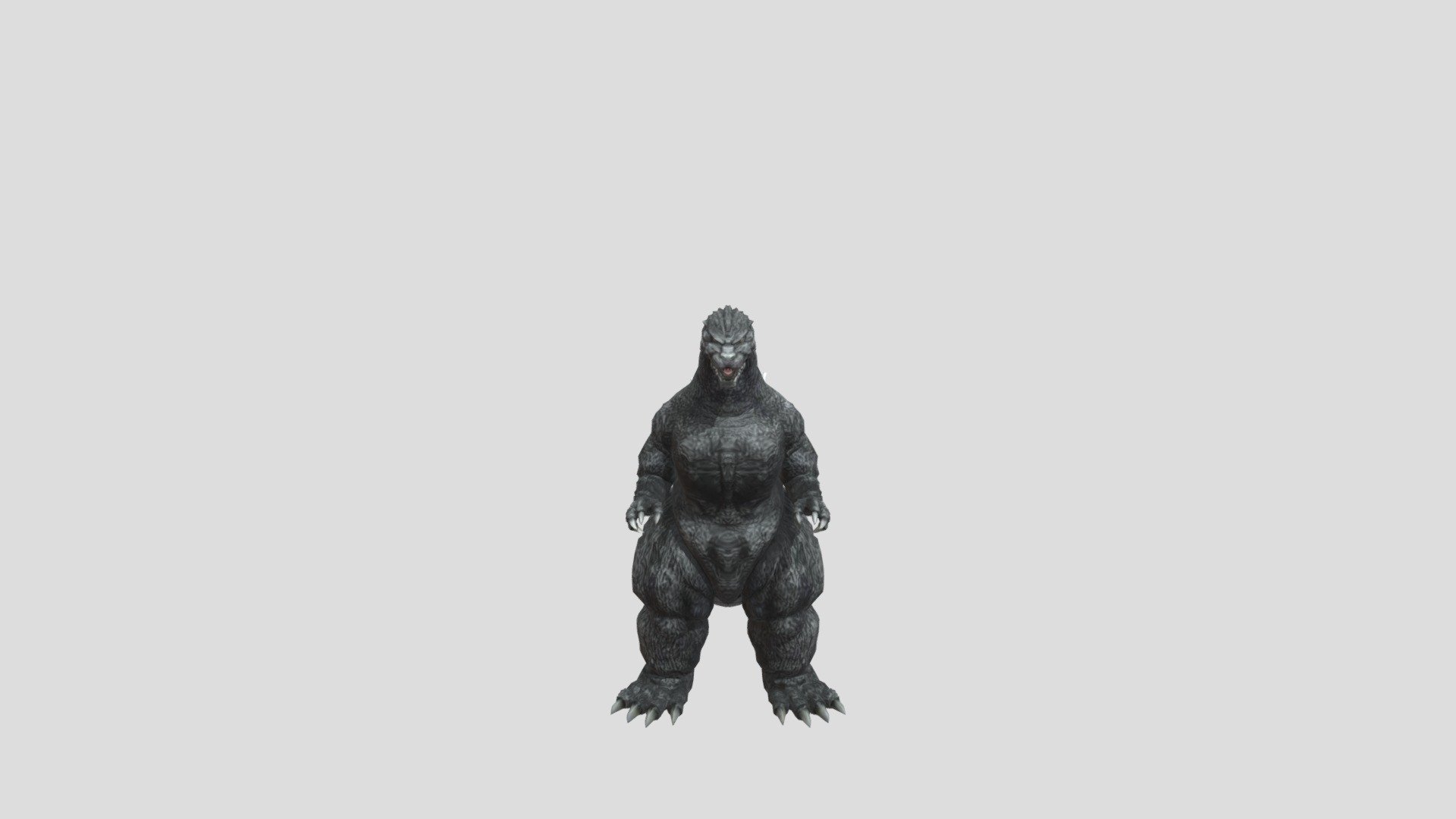 PS4 Godzilla Recolor - Download Free 3D model by Modbuff (@CGreature ...