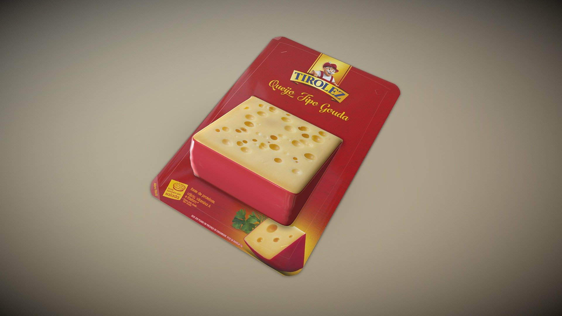 Amostra - Slim Fresh Gouda Tirolez - 3D model by Sealed Air - Cryovac ...