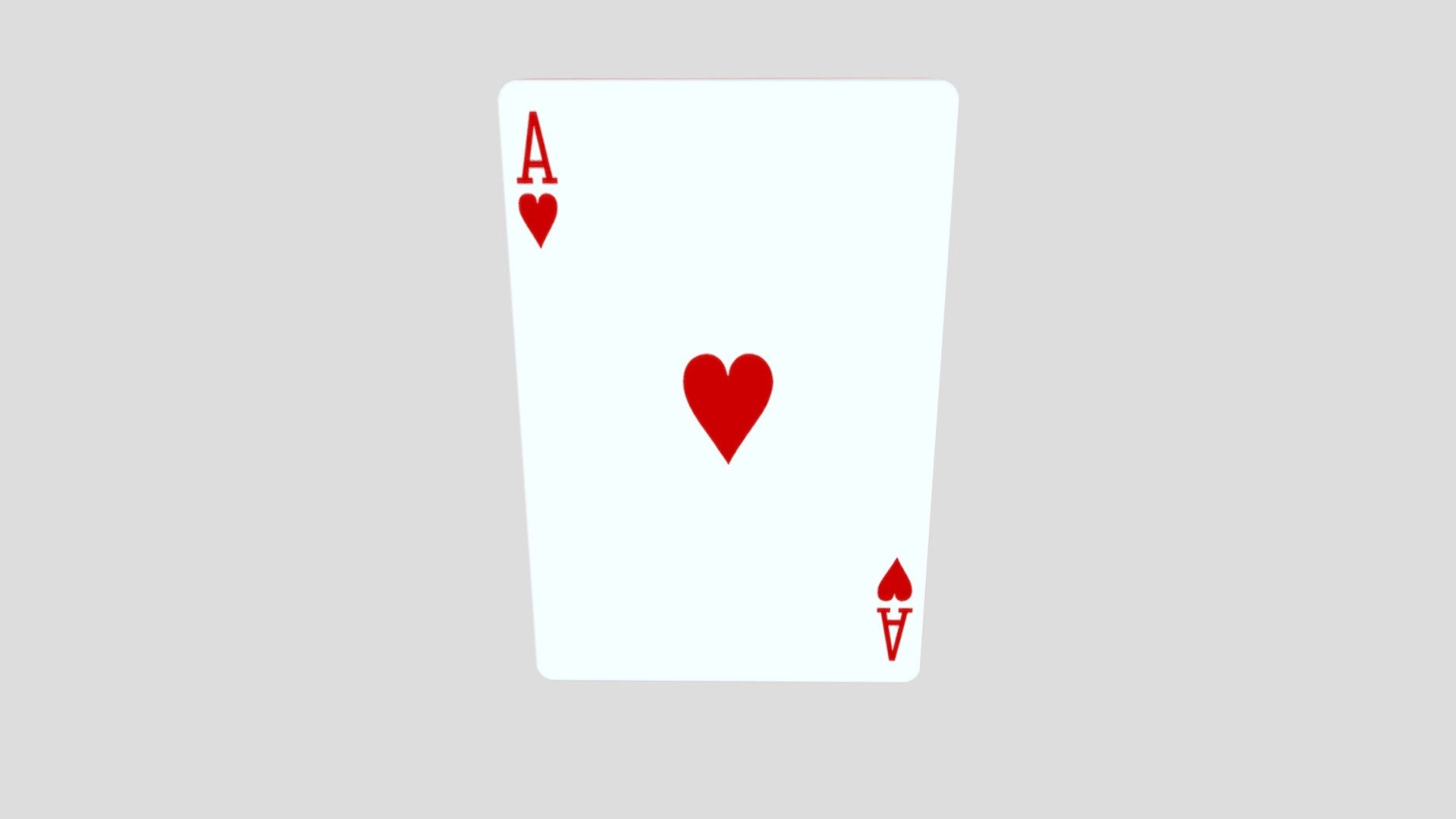 Hearts-A Cards - Download Free 3D model by Joe chakrapong (@chakrapong ...