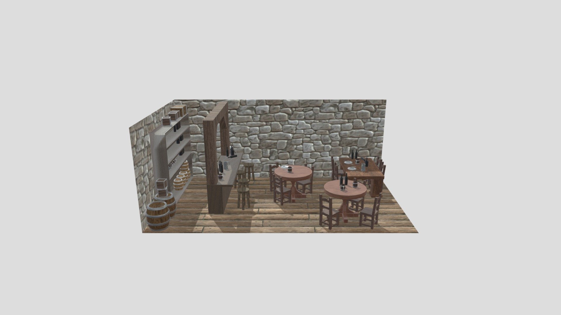 Cena Medieval Checkpoint - 3D model by lucaskoiti [82c290c] - Sketchfab