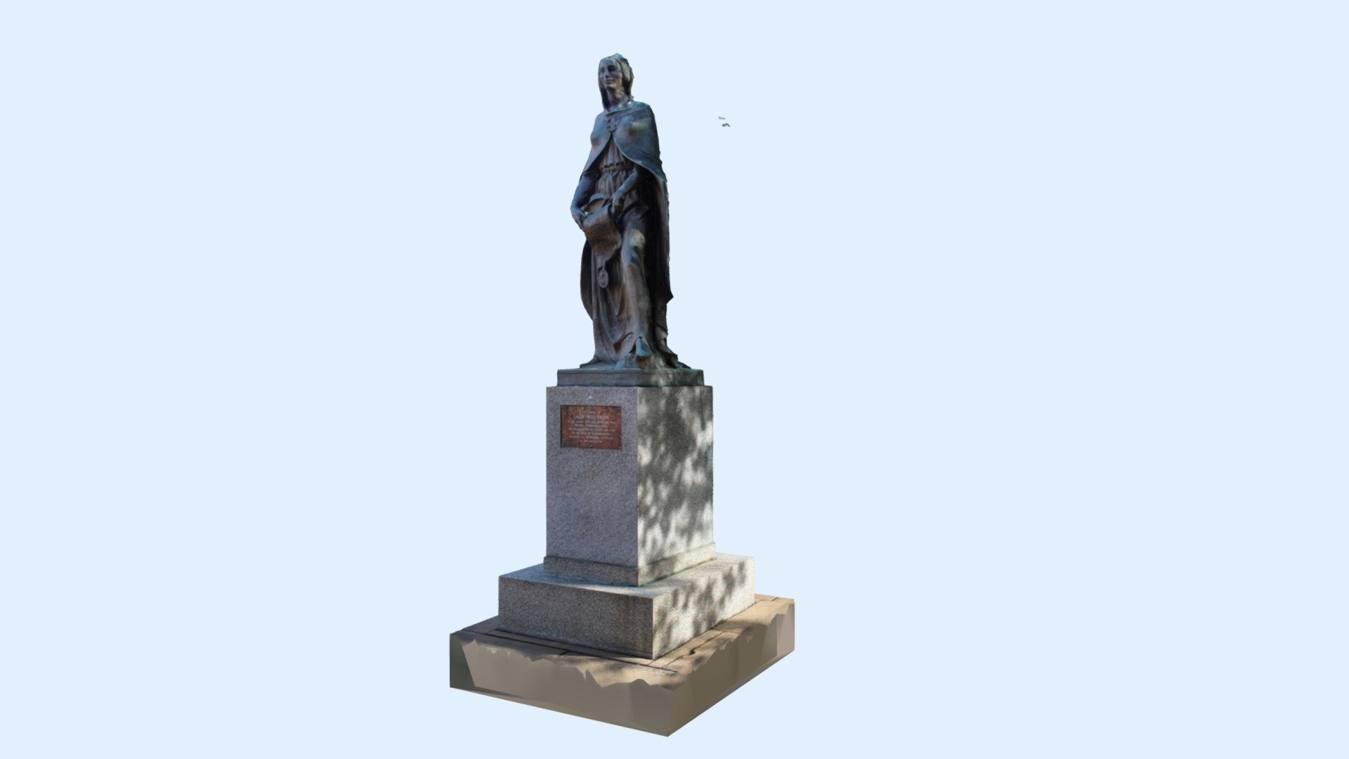 Lady Wulfrun Statue - Download Free 3D model by Bob Currie ...