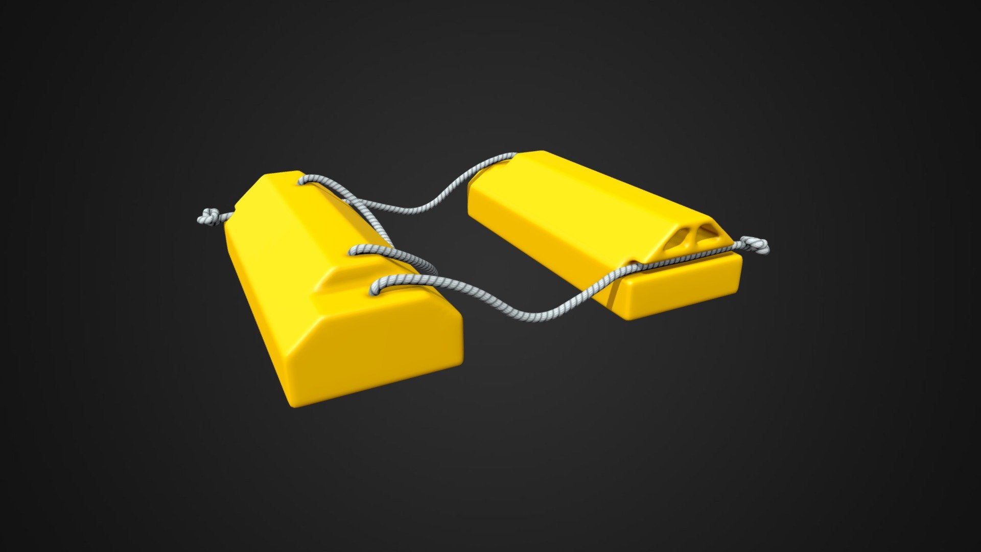 AC6800 AC Series Aviation Wheel Chocks - 3D model by justrite [82c2d08 ...
