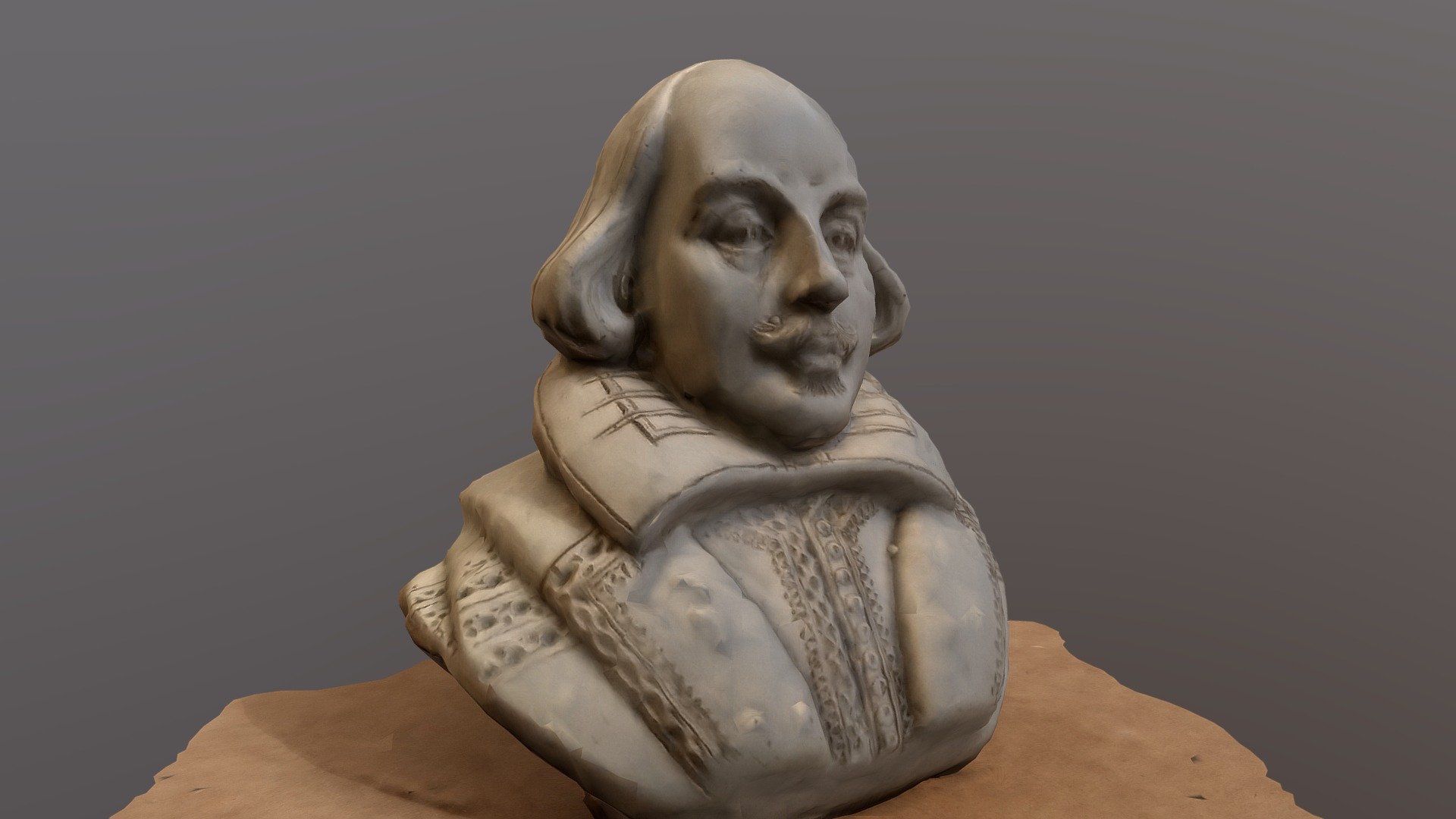 Shakespeare Bust - Download Free 3D model by Huuxloc (@rjh41) [82c3a8c ...