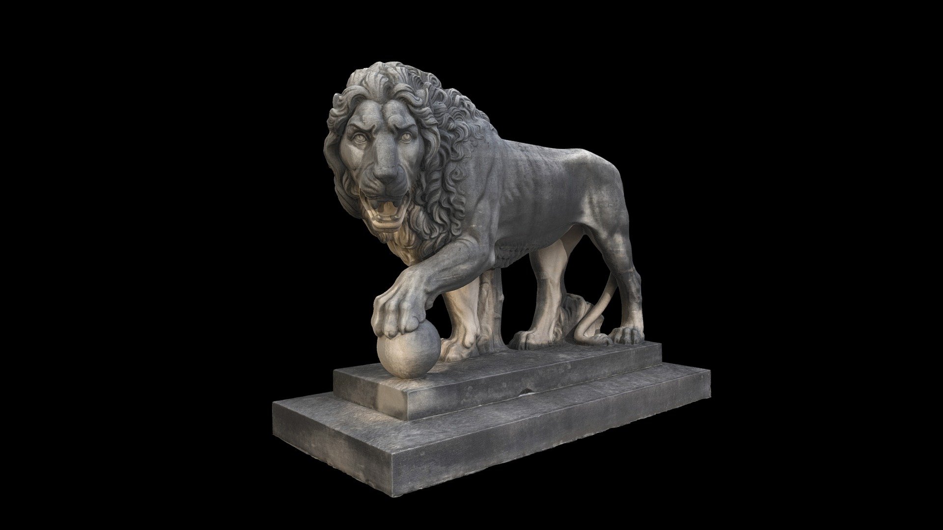 Neoclassical Lion - 3D model by Taylor (@thoulihan) [82c3a91] - Sketchfab