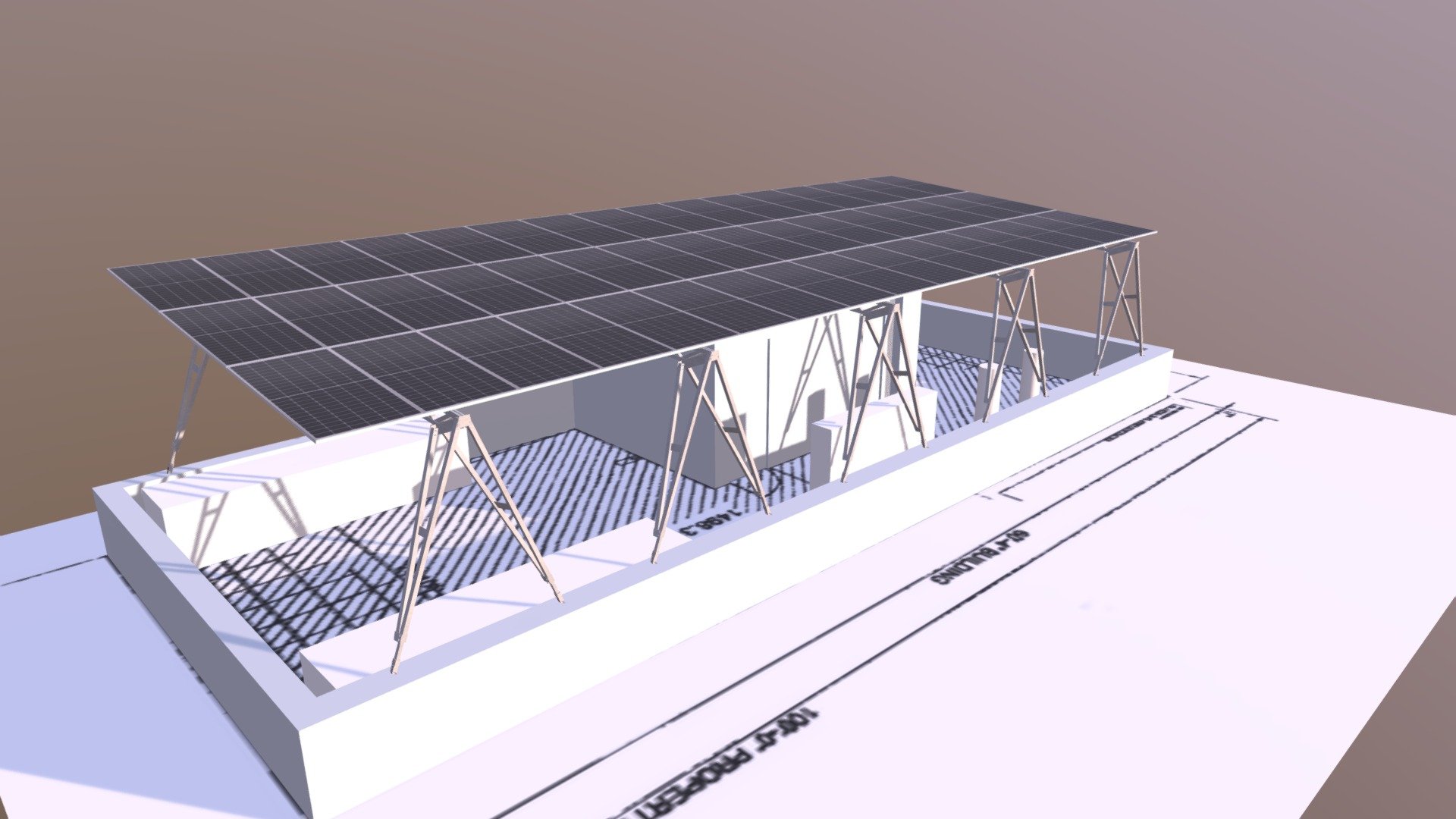 13 Melrose St 48 Mod 72 Cell Canopy - 3D model by brooklynsolarworks ...
