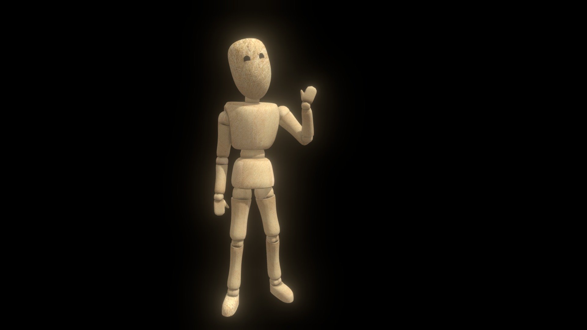 [RIGGED] Little Cardboard Mannequin - Download Free 3D model by Colten ...