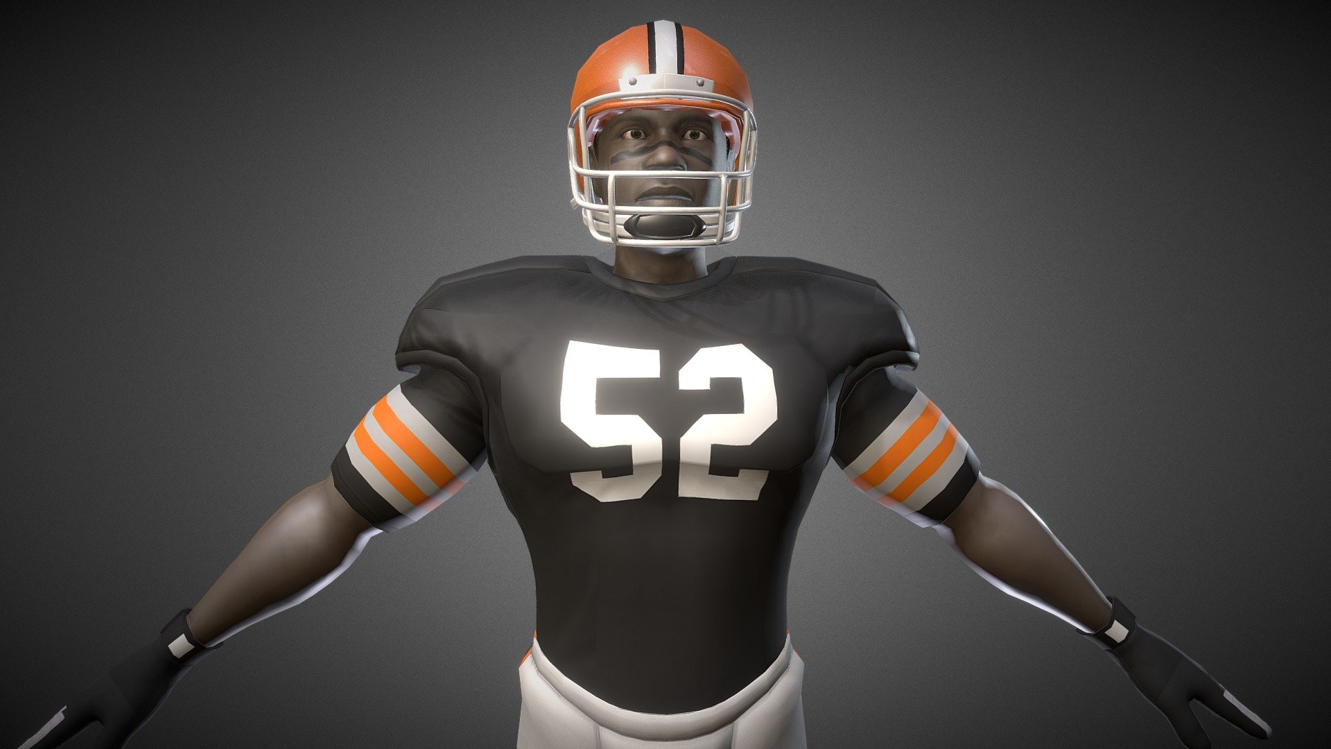 American Football Player 0006 - Buy Royalty Free 3D model by animod ...