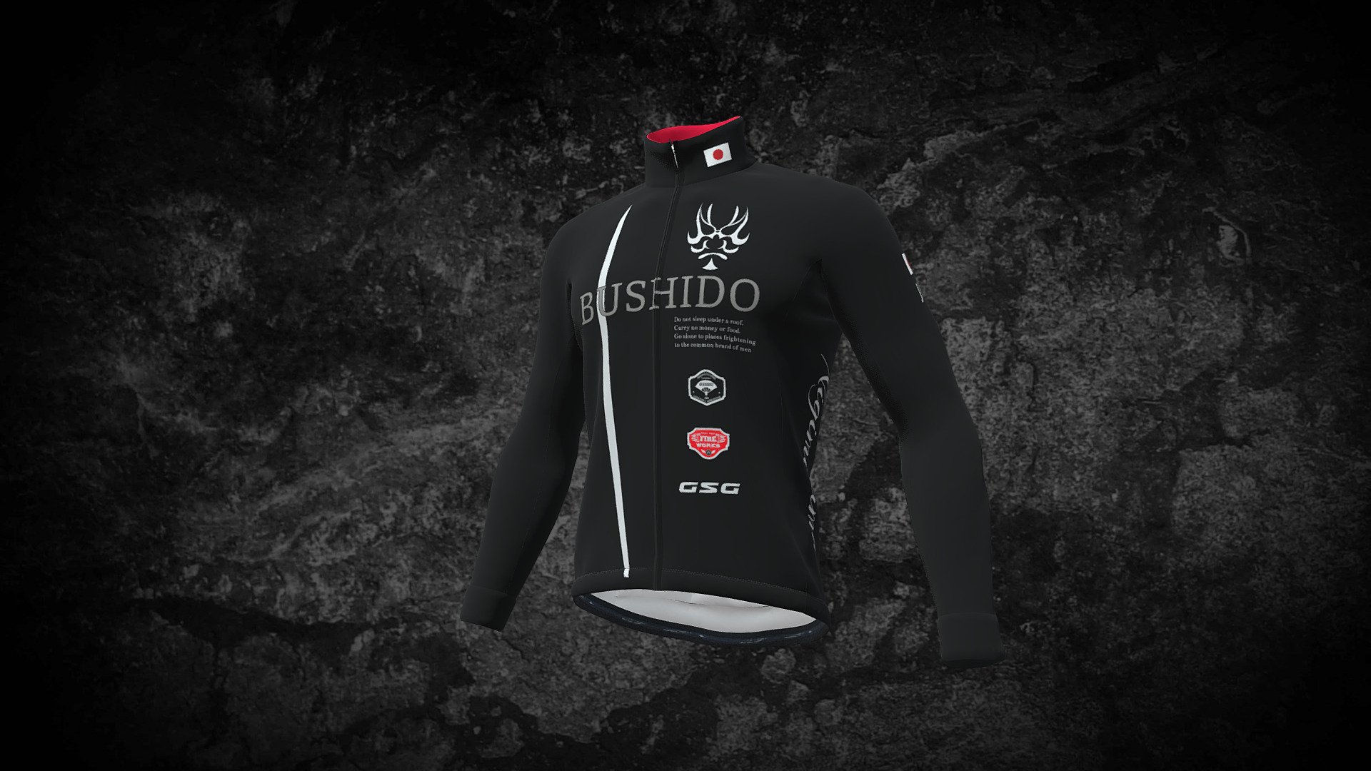 FACE JACKET - KABUKI BLACK 10120 - 3D model by GIESSEGICUSTOM [82c601d ...