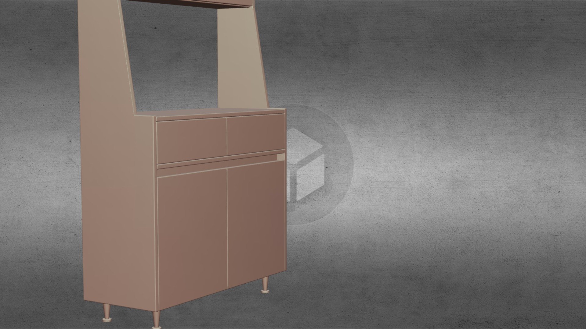 CALVETTE MUEBLE - 3D model by Blackbullrender (@Alberto69) [82c6918 ...