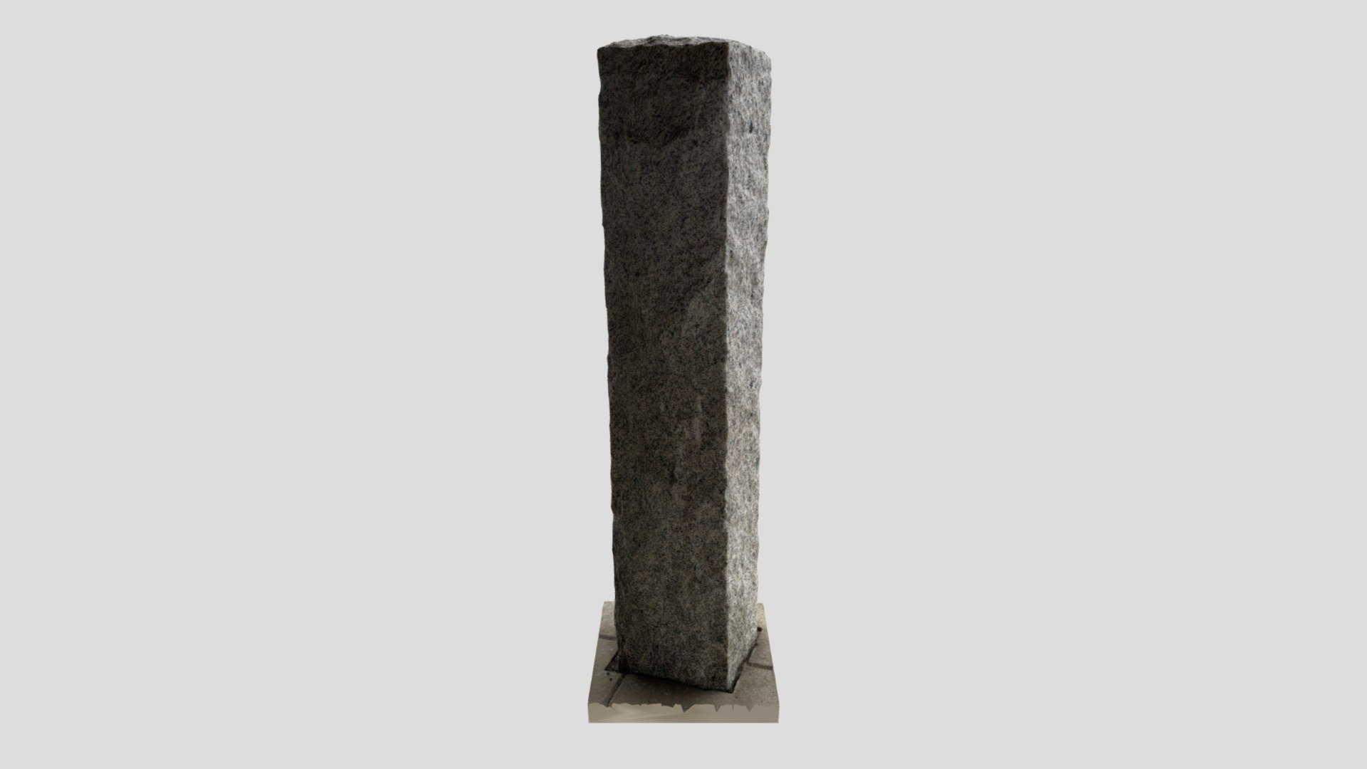 Stone Pillar 02 - Download Free 3D model by 3dmikael [82c94cf] - Sketchfab