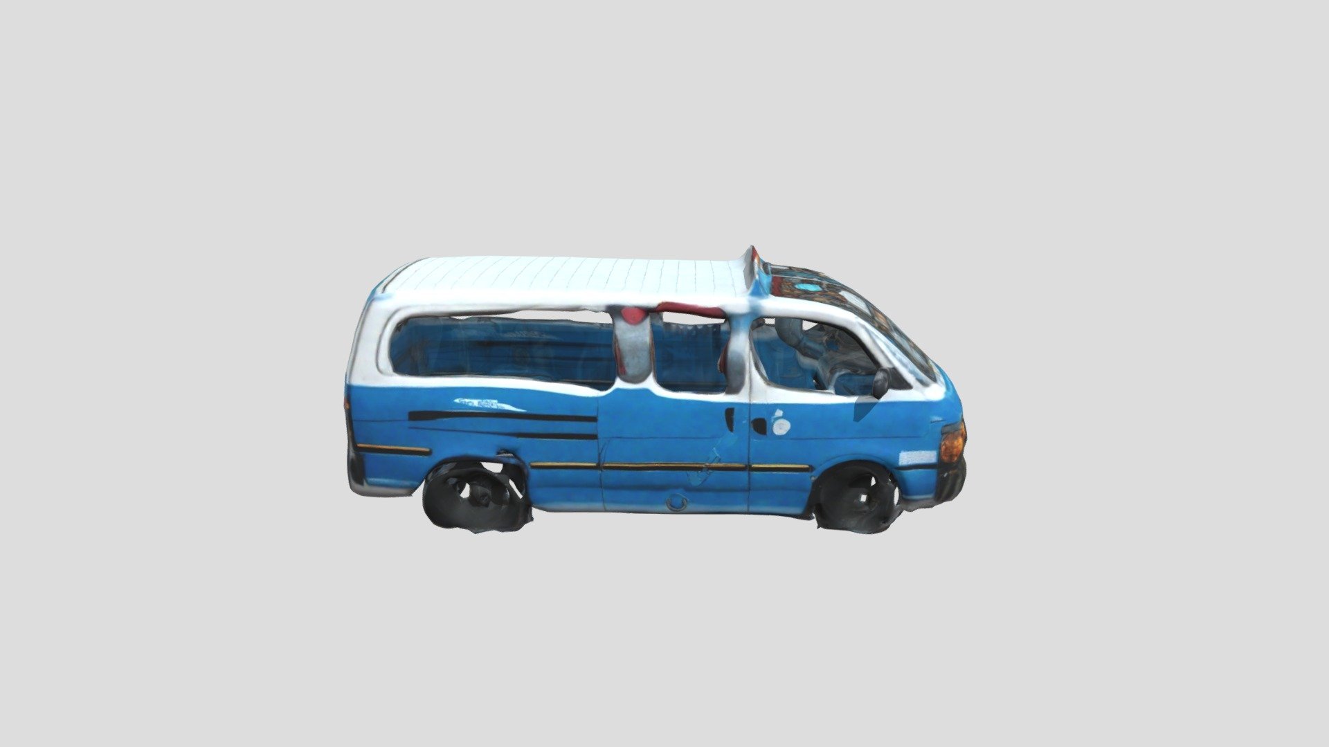 Crowded Minibus Ride - 3D model by habeshdesignsolutions [82cafe8 ...