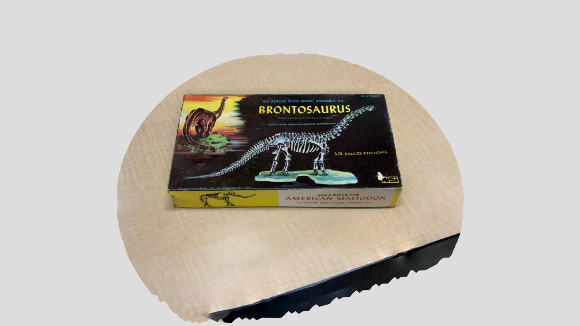 Palmer Brontosaurus box (VCU_3D_5770) - Download Free 3D model by ...