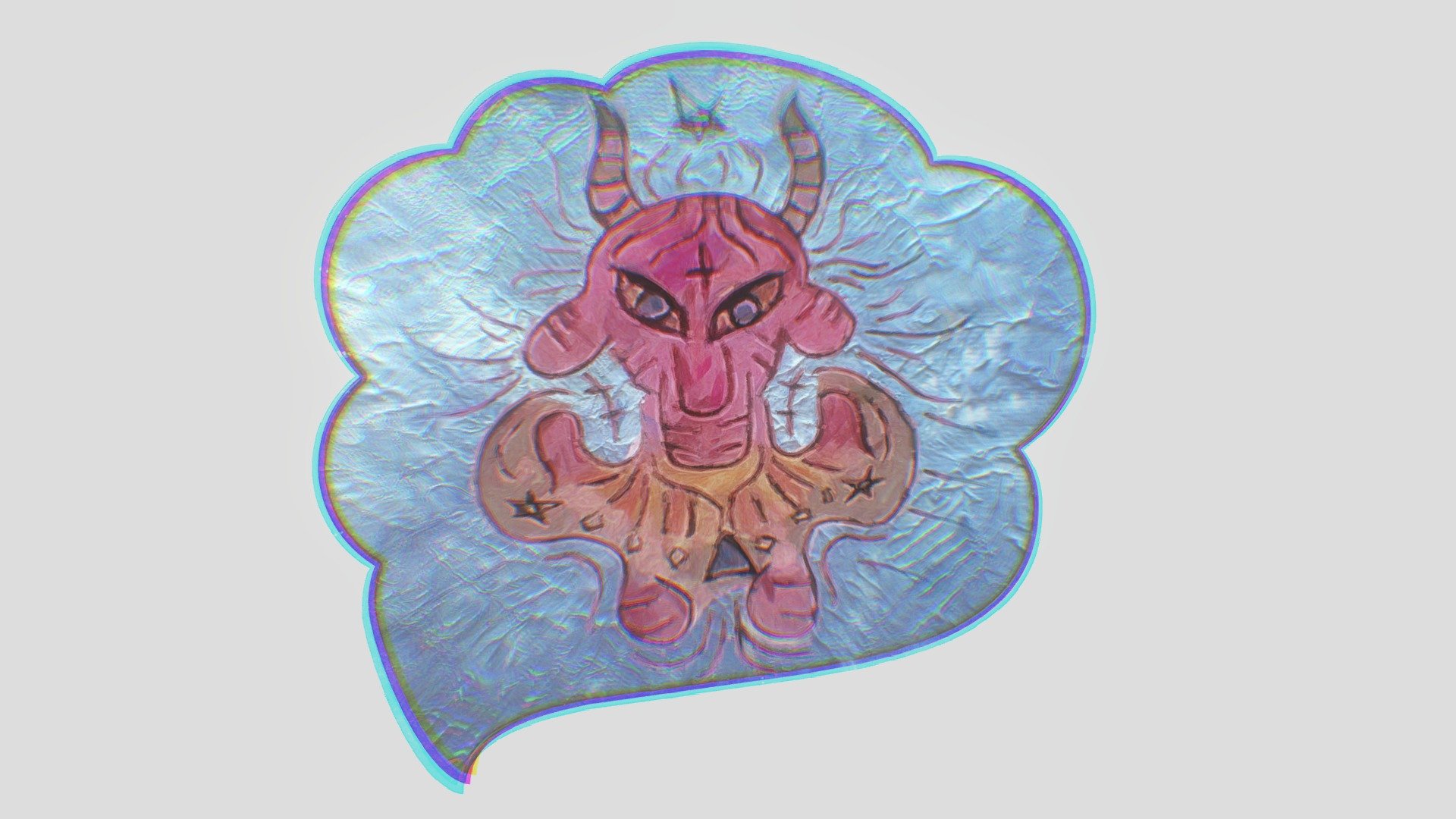 Devil Badge - Buy Royalty Free 3D model by USERVIBE (@us3rvib3 ...
