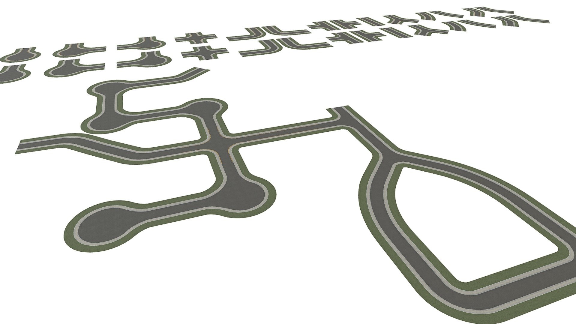Modular Roads - Buy Royalty Free 3D model by Studio Lab (@studiolab.dev ...
