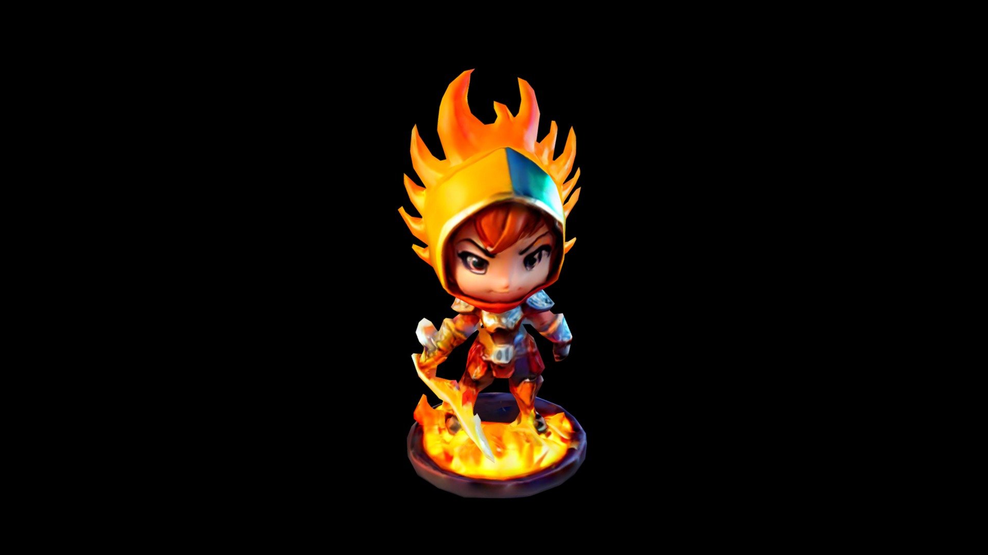 Fire Warrior doll standing tall and fierce - Download Free 3D model by ...