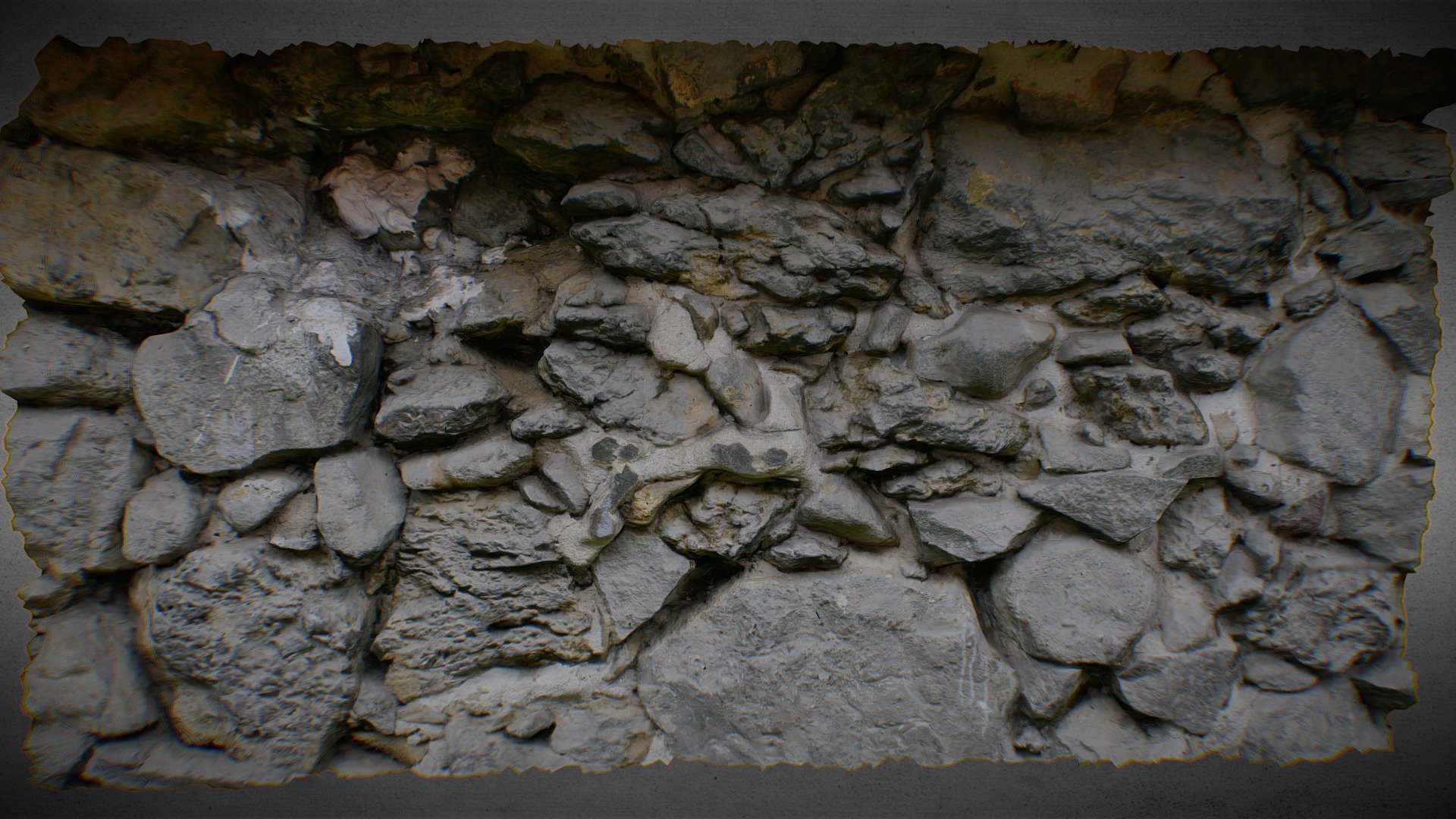 Stone Wall (LQ 3D scan) - Download Free 3D model by DUCK_ (@DUCK_THE ...
