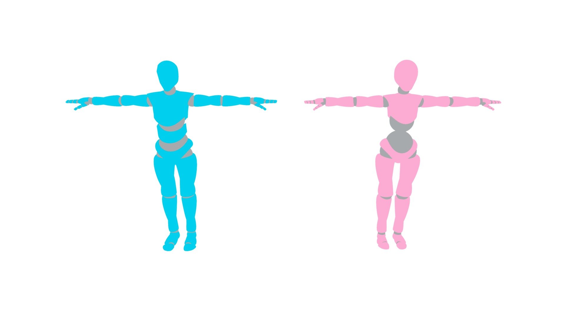 Male And Female Poseable Figures - 3D model by CMFDesign [82ce035 ...