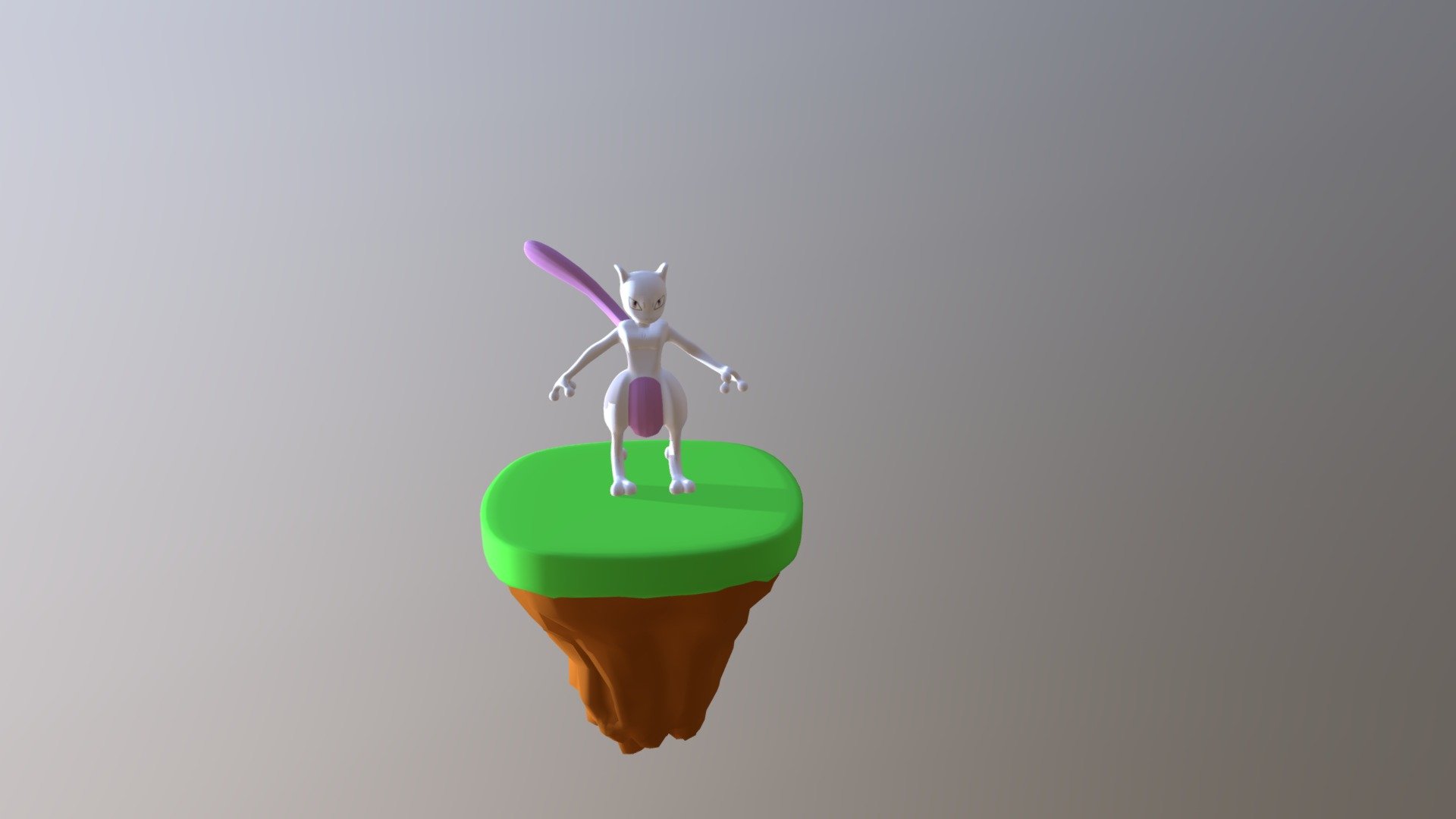Pokemon MewTwo - 3D model by pau.guirao [82ce07a] - Sketchfab