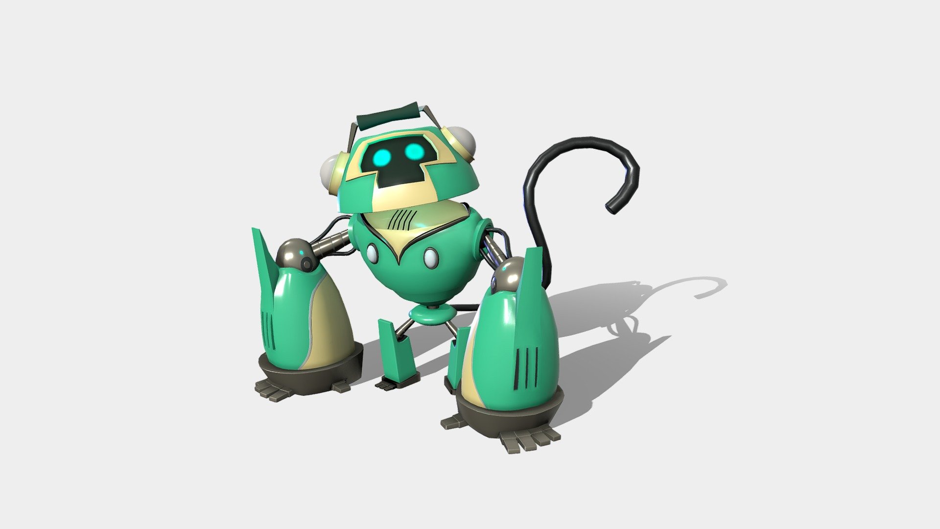 Mech Monkey - 3D model by katie.mutton [82ce4eb] - Sketchfab