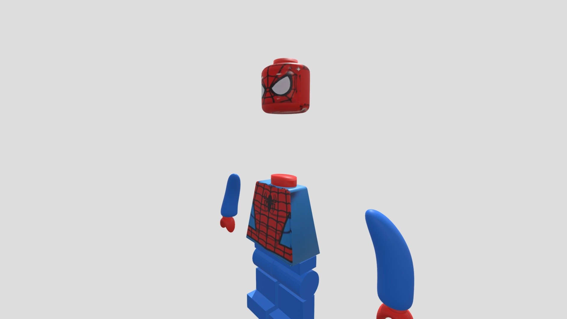 Lego Spider-Man - Download Free 3D model by Gigabooga [82cf393] - Sketchfab