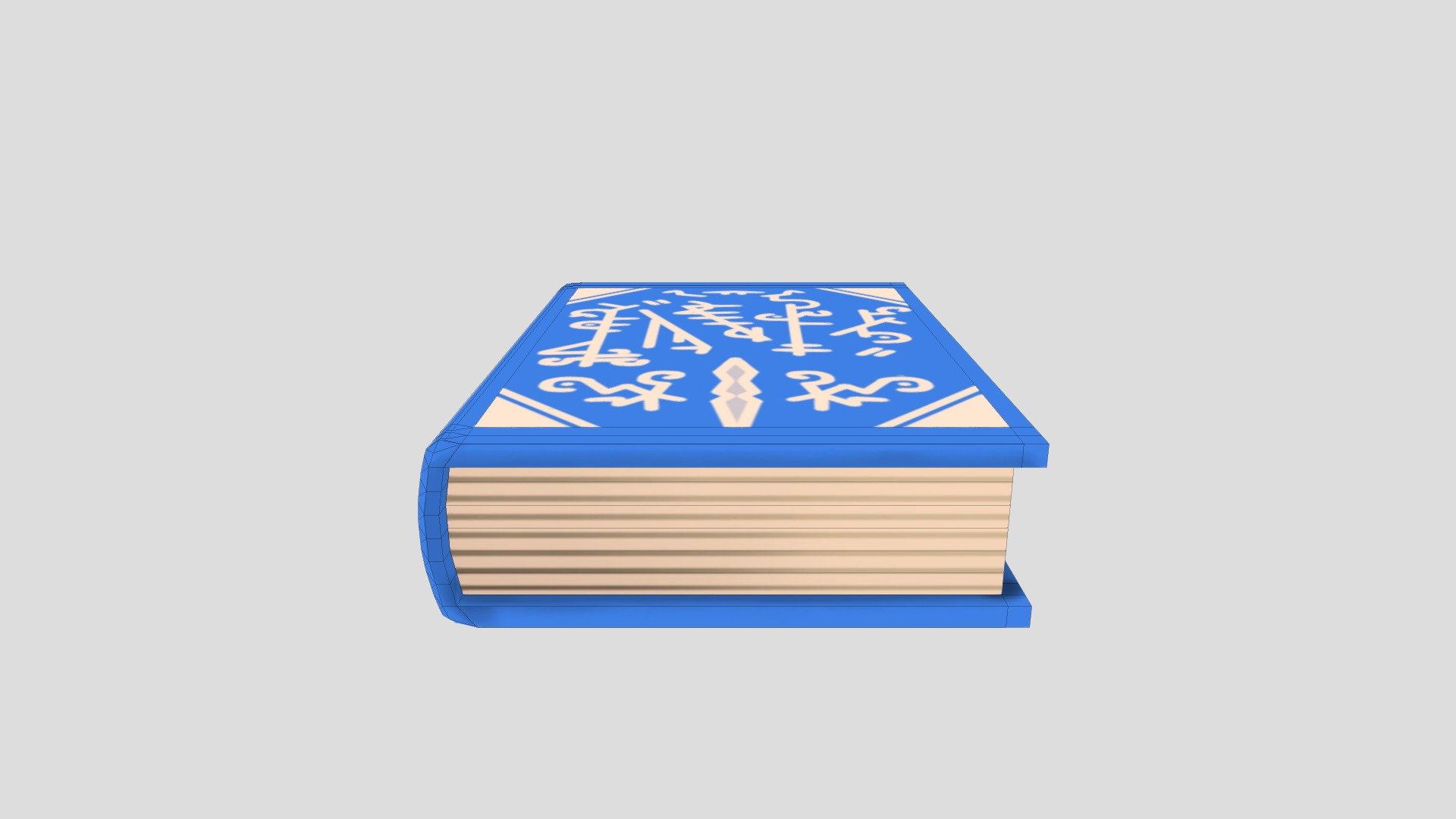 Mystic Blue Book(Handpainted) - Download Free 3D model by MKD (@mystic ...