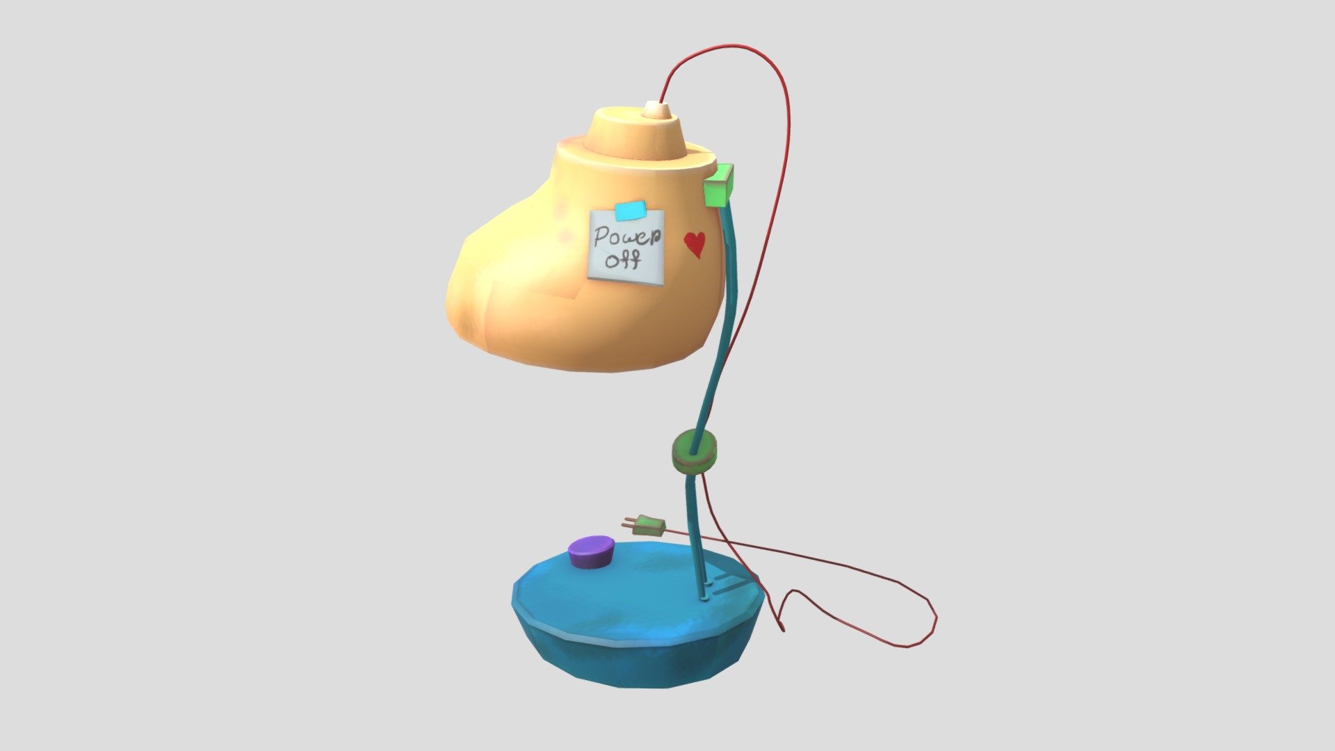 stylized Lamp - Download Free 3D model by anik barua (@anikbarua10000 ...