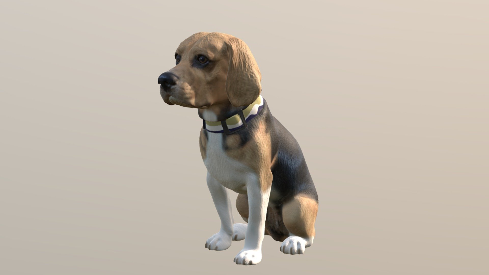 1904005- Almendra- Beagle - 3D model by Arty Lobster - Pet Sculptures ...