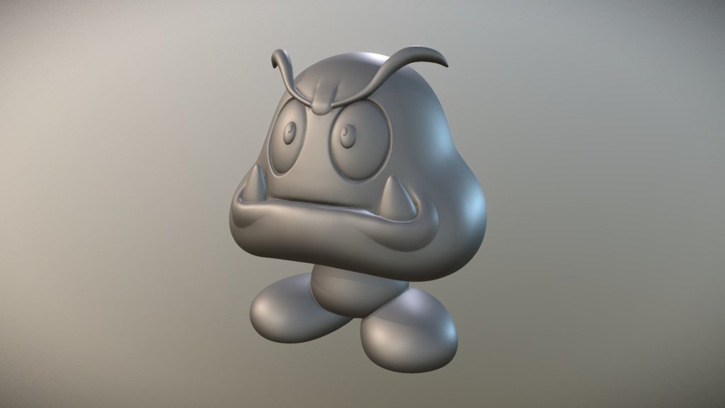 3D Print - Goomba - 3D model by DanikTomyn [82d34f5] - Sketchfab