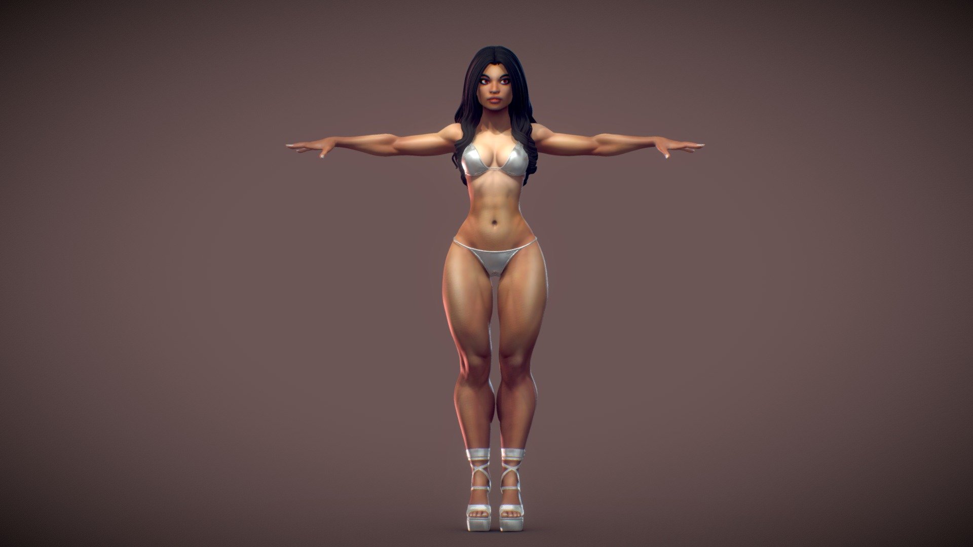 Aleysha V3 Work In Progress - Buy Royalty Free 3D model by BitGem [82d3eb1] - Sketchfab Store