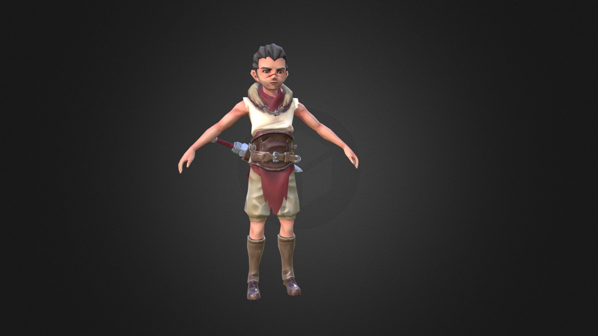 Low polygon man character - Download Free 3D model by warmupgoo ...