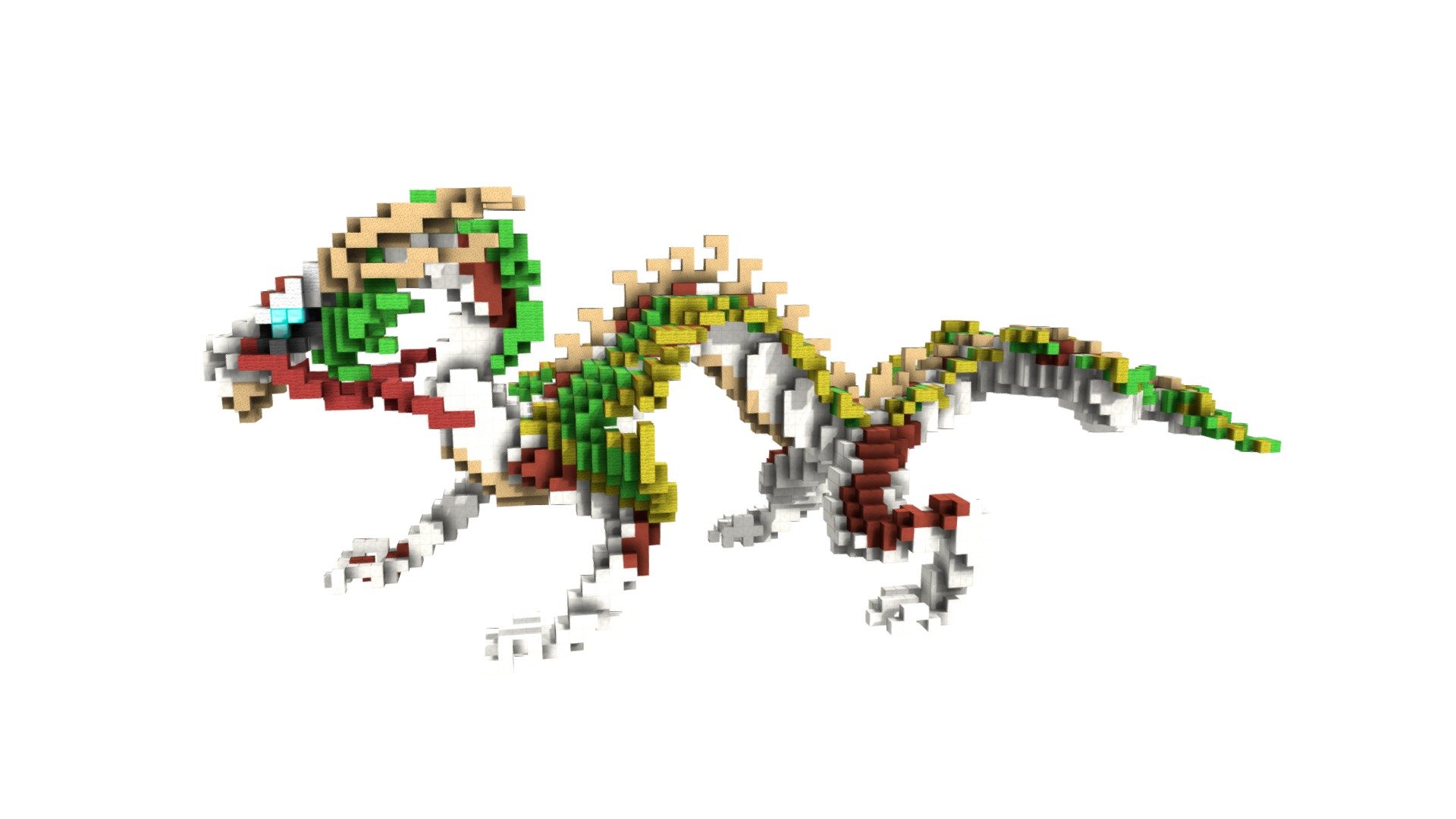 Oriental dragon minecraft - Buy Royalty Free 3D model by Sir_Arzie ...