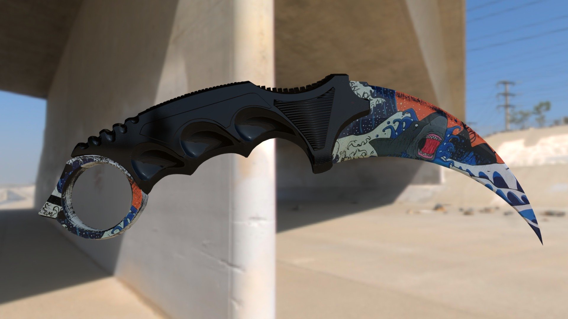 Karambit | Killer Wave - 3D model by mexysexican [82d567e] - Sketchfab