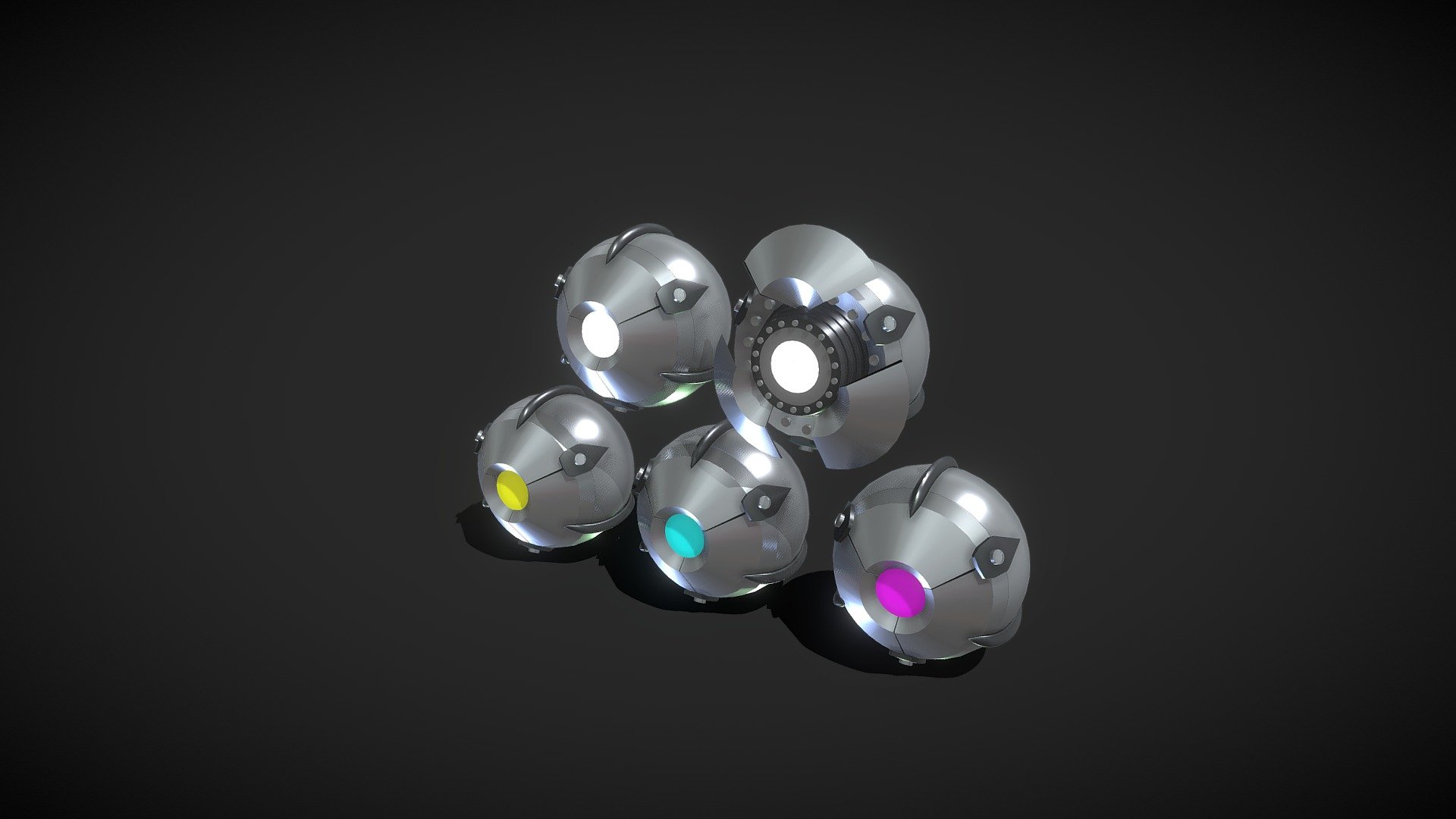 Enemy Robot Droids - 3D model by Frostt (@mohit.verma) [82d57e8 ...
