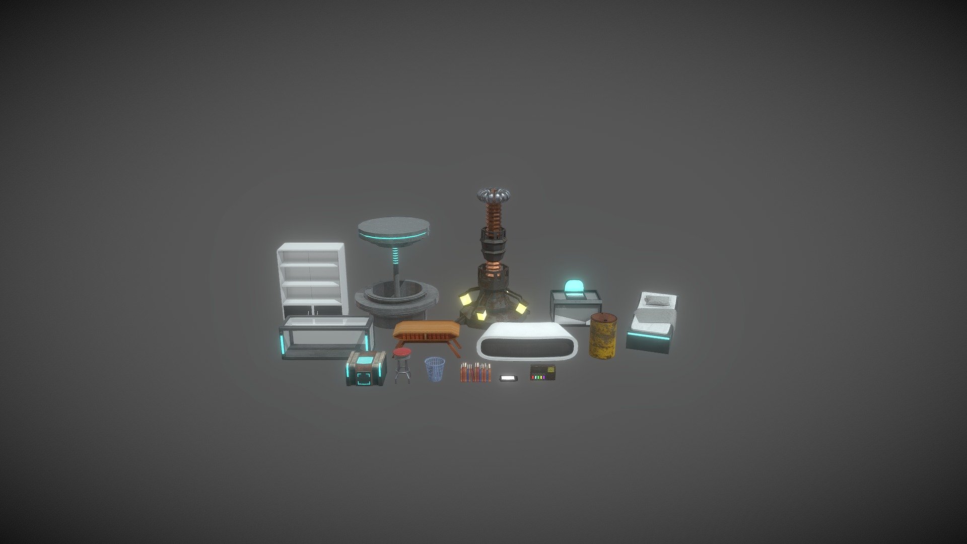 Props - 3D model by Ryan Koh (@RyanKoh) [82d98cb] - Sketchfab