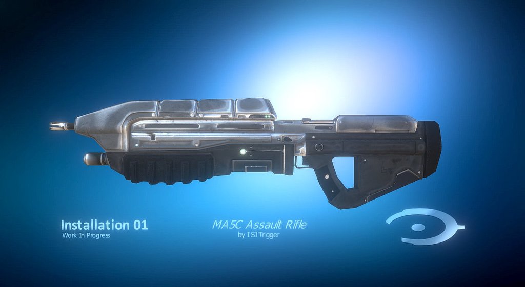 MA5C Assault Rifle - 3D model by Installation01Game [82d9eb6] - Sketchfab
