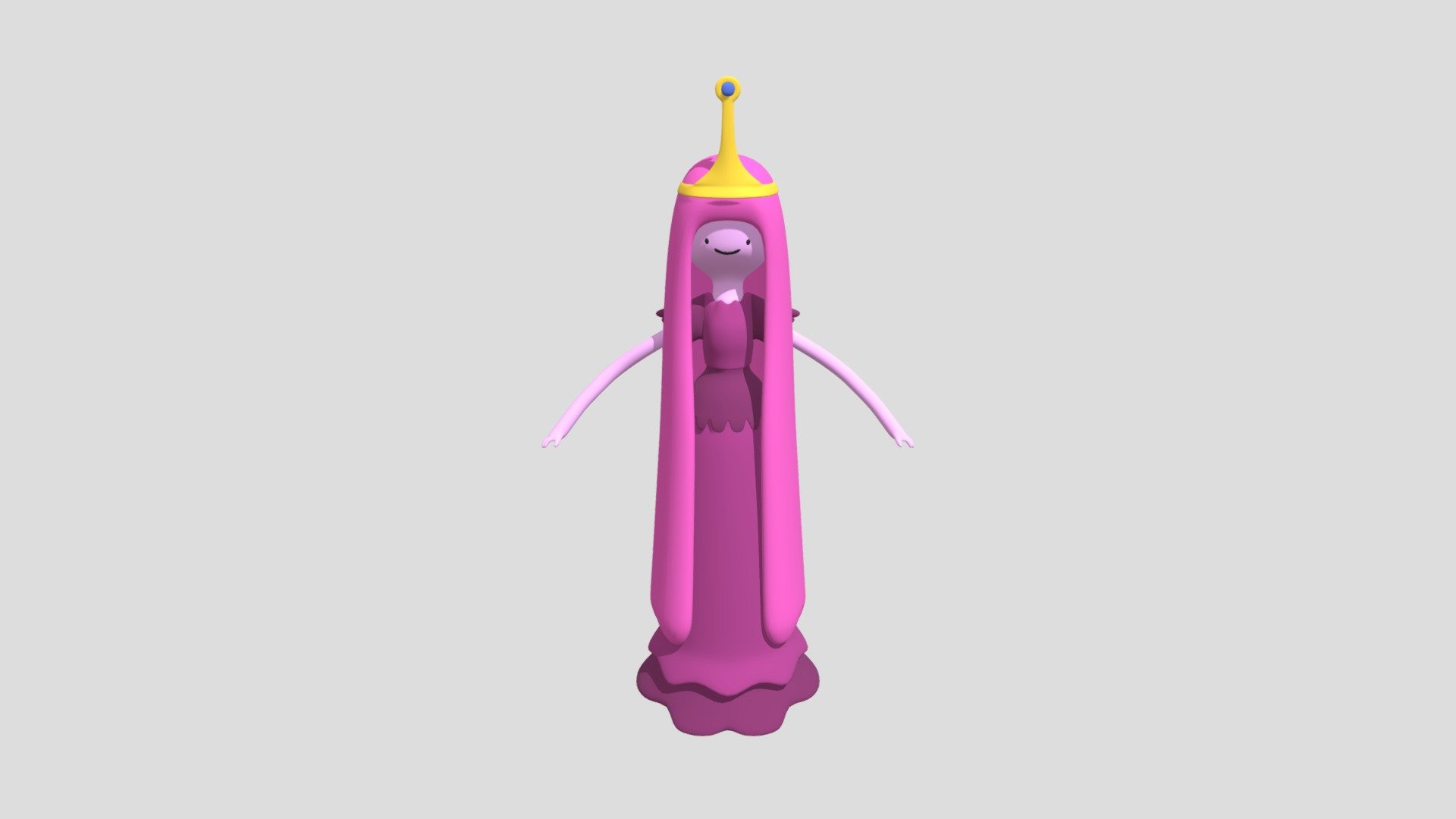 Princess Bubblegum - Download Free 3D model by HobbyPirates [82dad18 ...