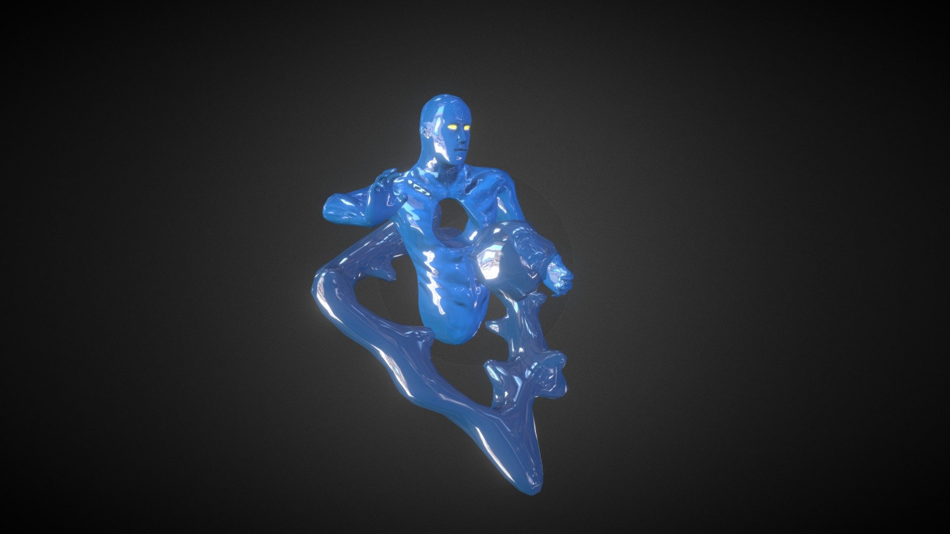 Water man - 3D model by orioltron [82db832] - Sketchfab