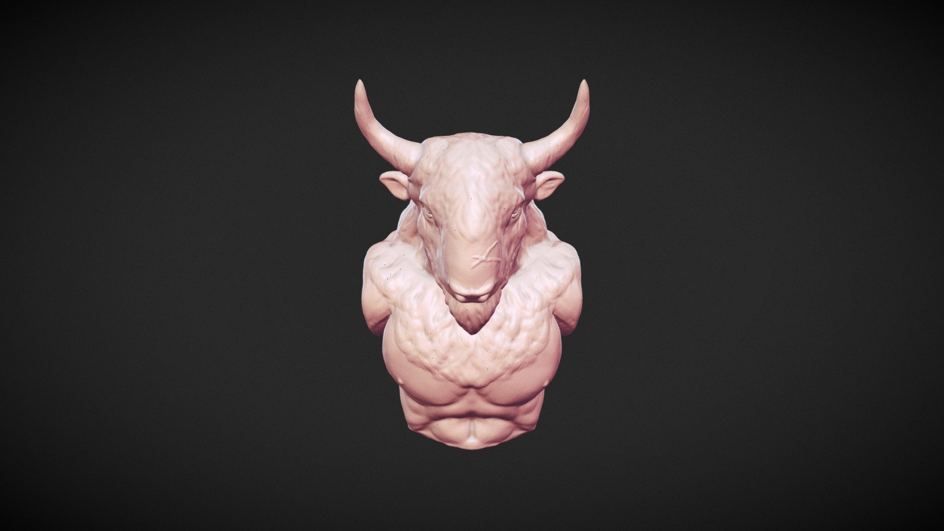 Minotaur Bust - Download Free 3D model by Glaris [82dc03d] - Sketchfab