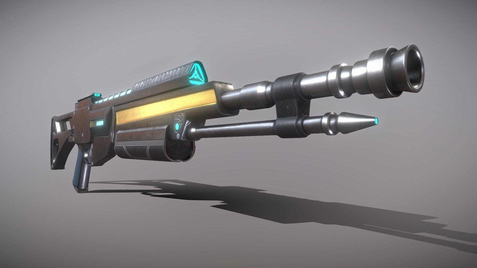 Laserrifle - Download Free 3D model by Demonic Arts (@Jesterz86 ...