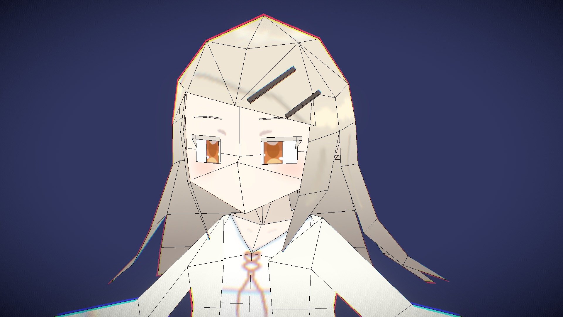 Shinosawa Hiro_Lowpoly - 3D model by SanneToga (@Togasan_3) [82dce68 ...