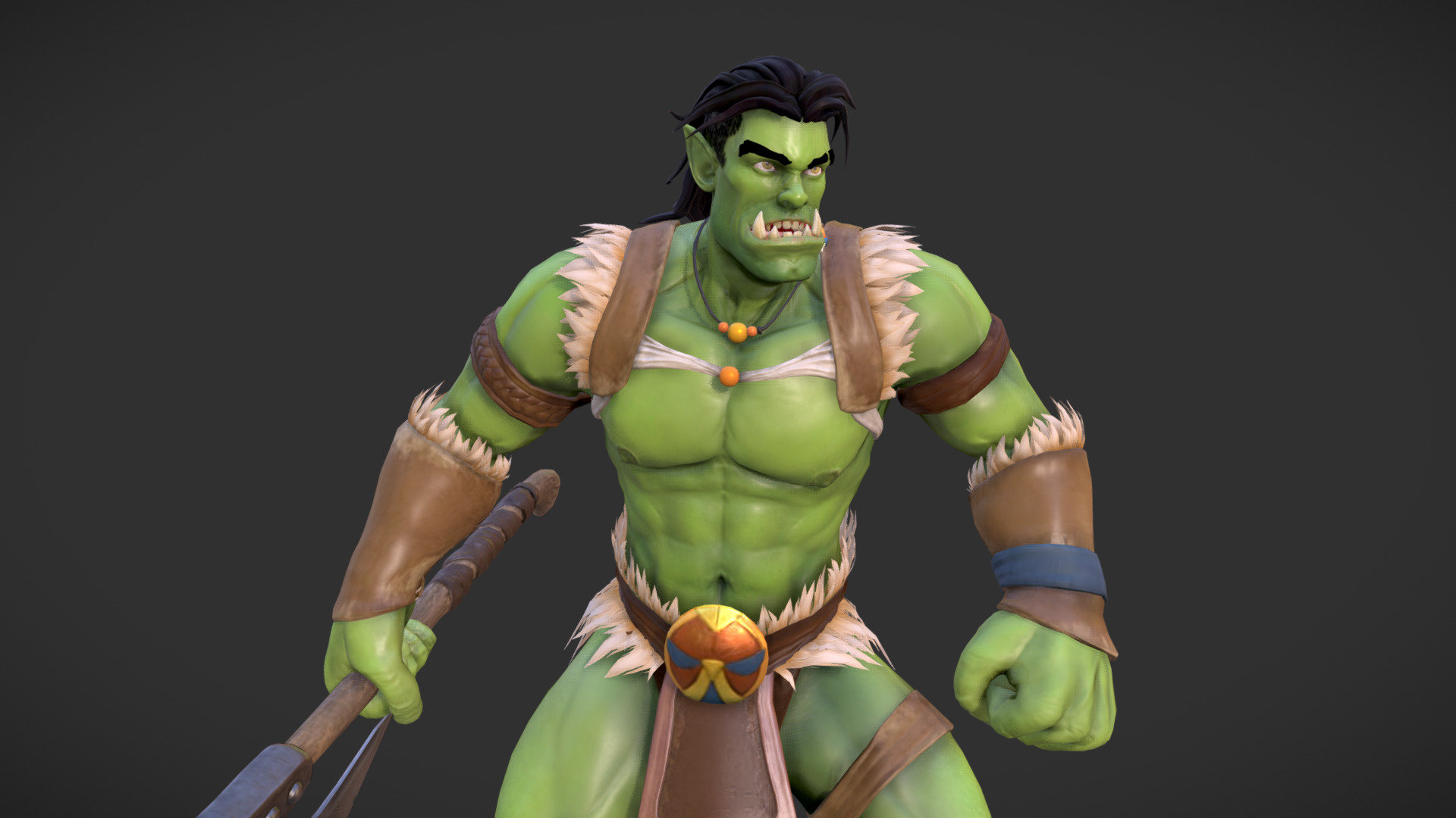 The Unexpectables - Borky the Orc Barbarian - 3D model by UniteGoggles ...