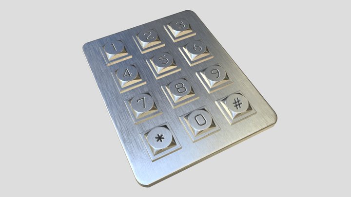 Keypad 3D models - Sketchfab
