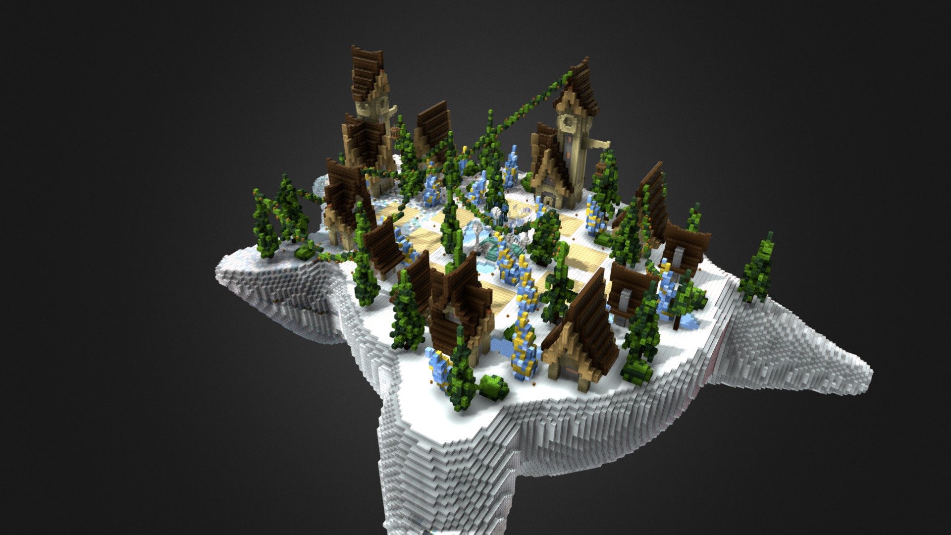BoxPvP Christmas Generator Area - 3D model by IMBuilder [82de70b] - Sketchfab