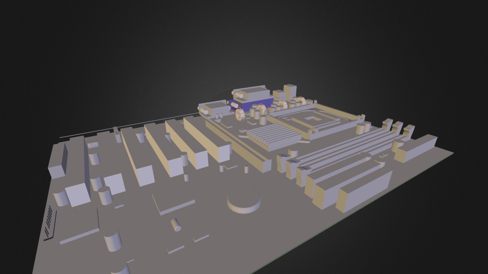 Mainboard - 3D model by bilisimciyim [82dfded] - Sketchfab