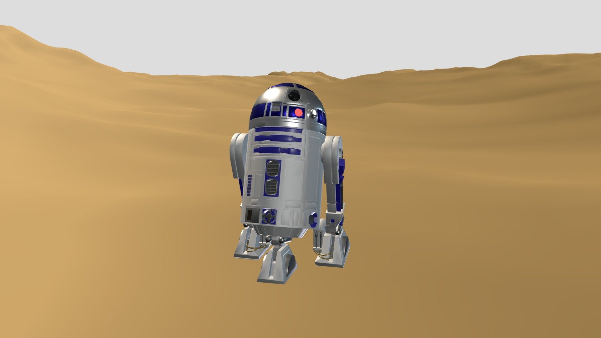 R2D2 - 3D model by Leonardo M (@marselabuzarov512) [82e0714] - Sketchfab