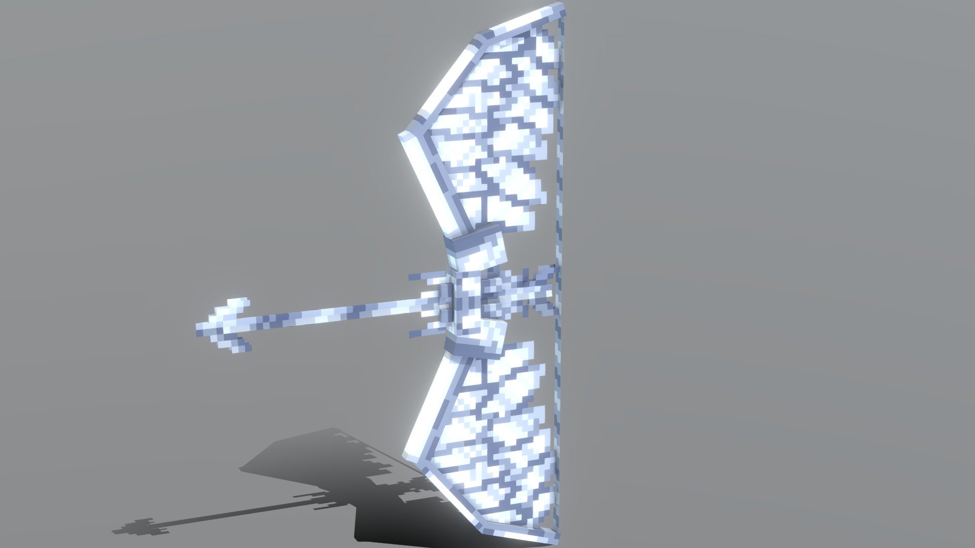MoonSilver Winged Bow - 3D model by Edge (@ItsEdge) [82e16fc] - Sketchfab