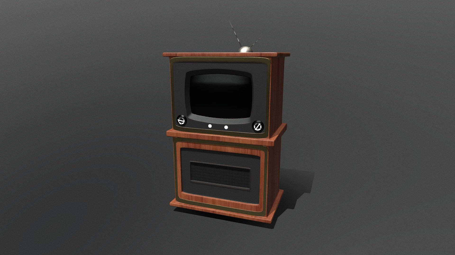 Retro TV - 3D model by Alejandro Luis Ruata (@Alejandro.Ruata) [82e7d56 ...